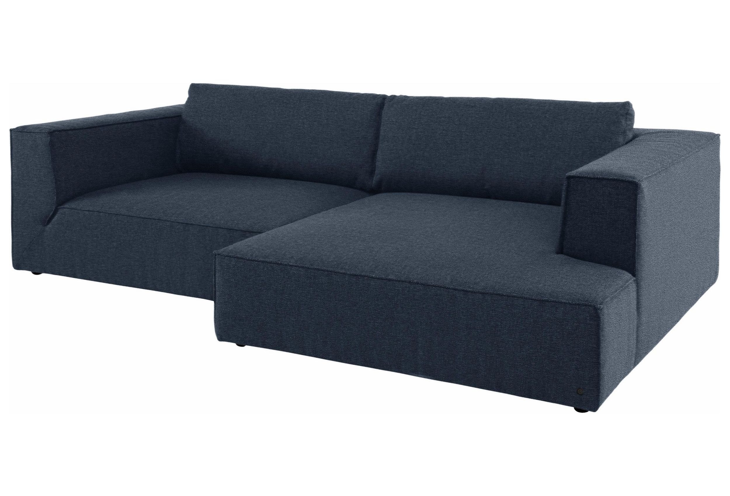 Tom Tailor Sofa L Form Big Cube Style  Navy mit Federkern  Sofas zum  