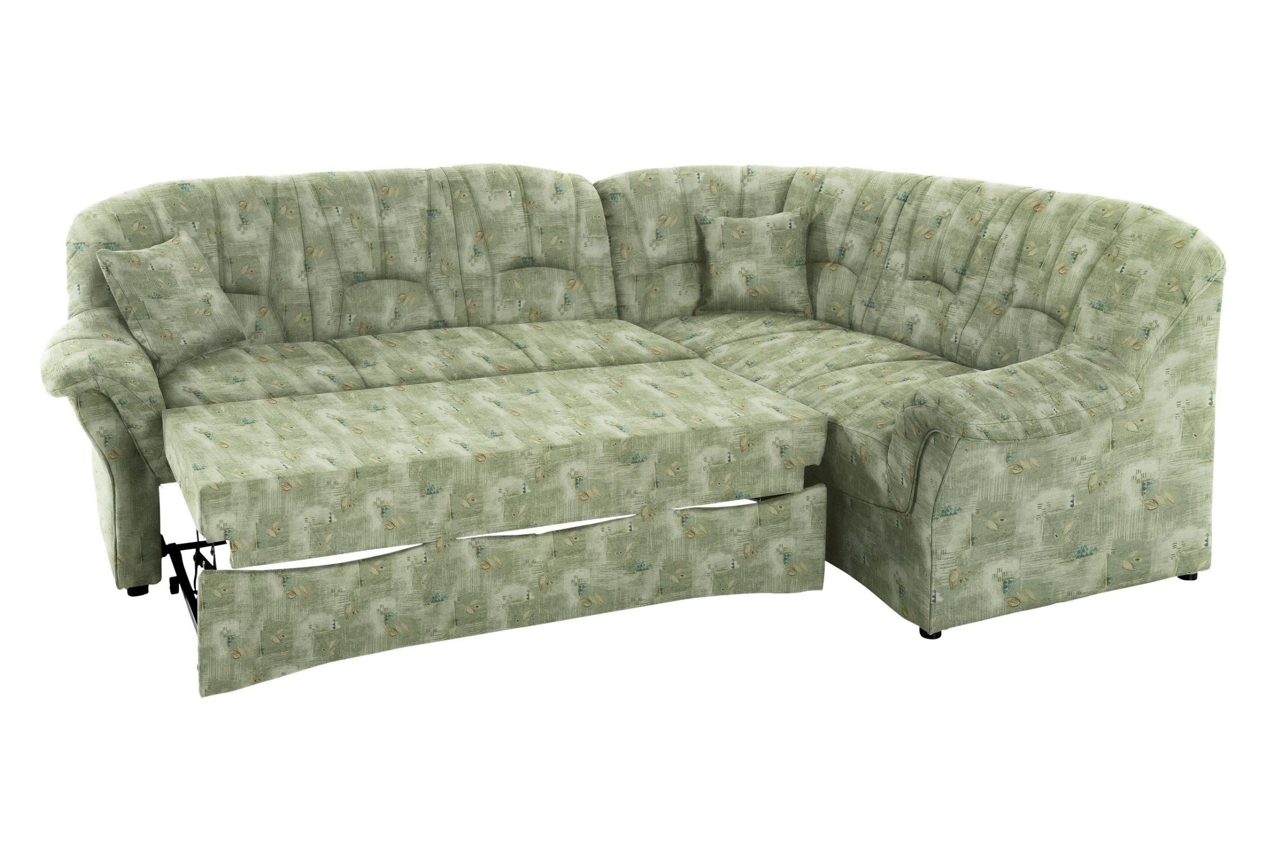 Eckcouch Bahia rechts - mit Schlaffunktion - Grün | Sofas zum halben Preis