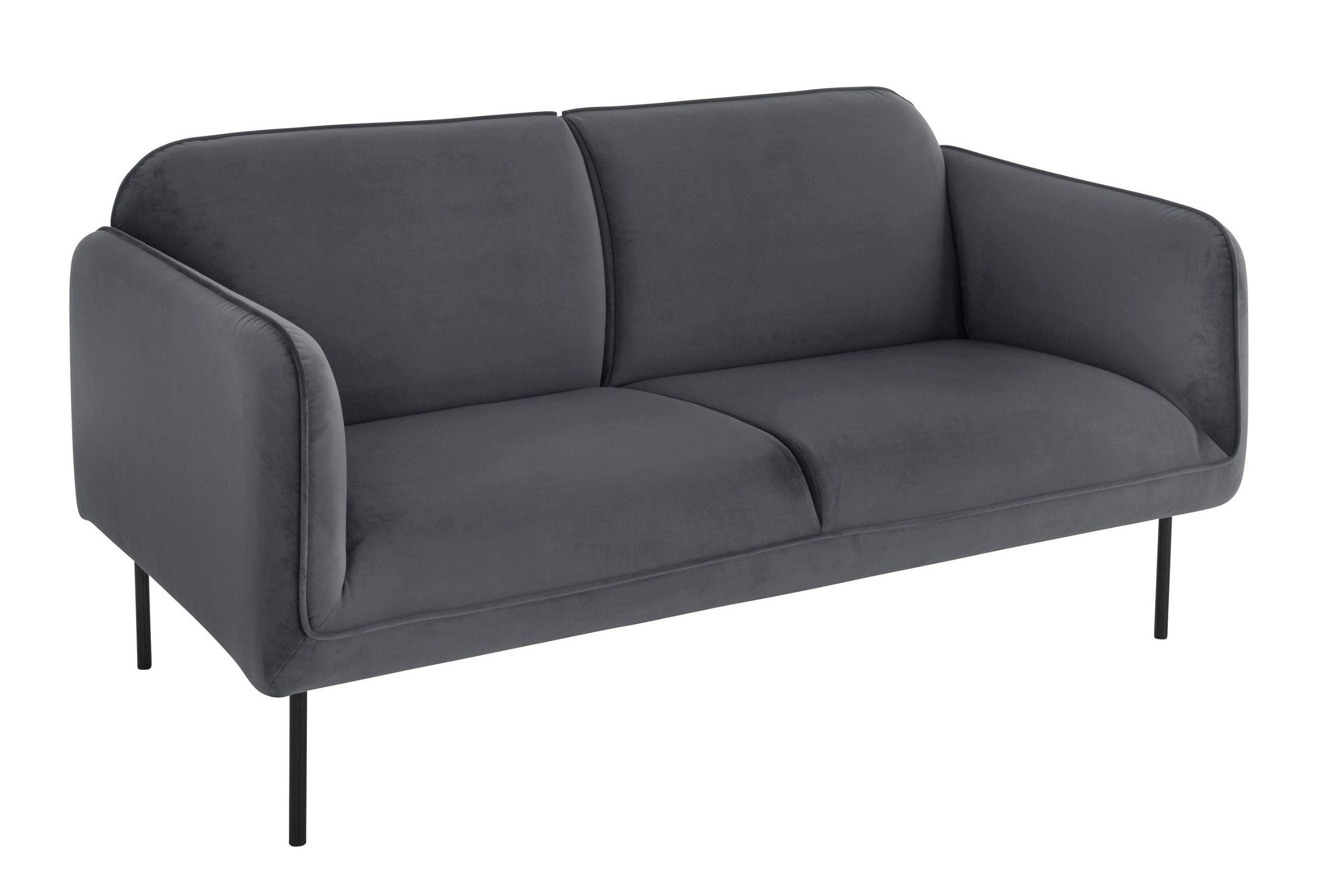 Einzelsofa Finia - mit Schlaffunktion - Dunkelgrau | Sofas zum halben Preis