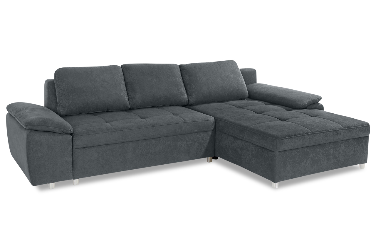 Ecksofa mit Schlaffunktion Grau Sofas zum halben Preis